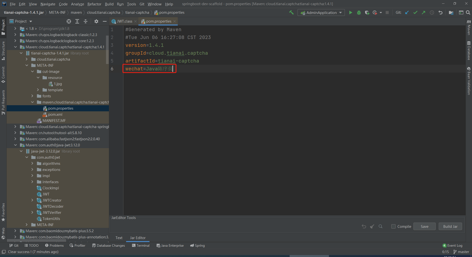 无需解压！一款可直接修改 Jar 包内文件的 IDEA 插件！ - Java陈序员 - 博客园