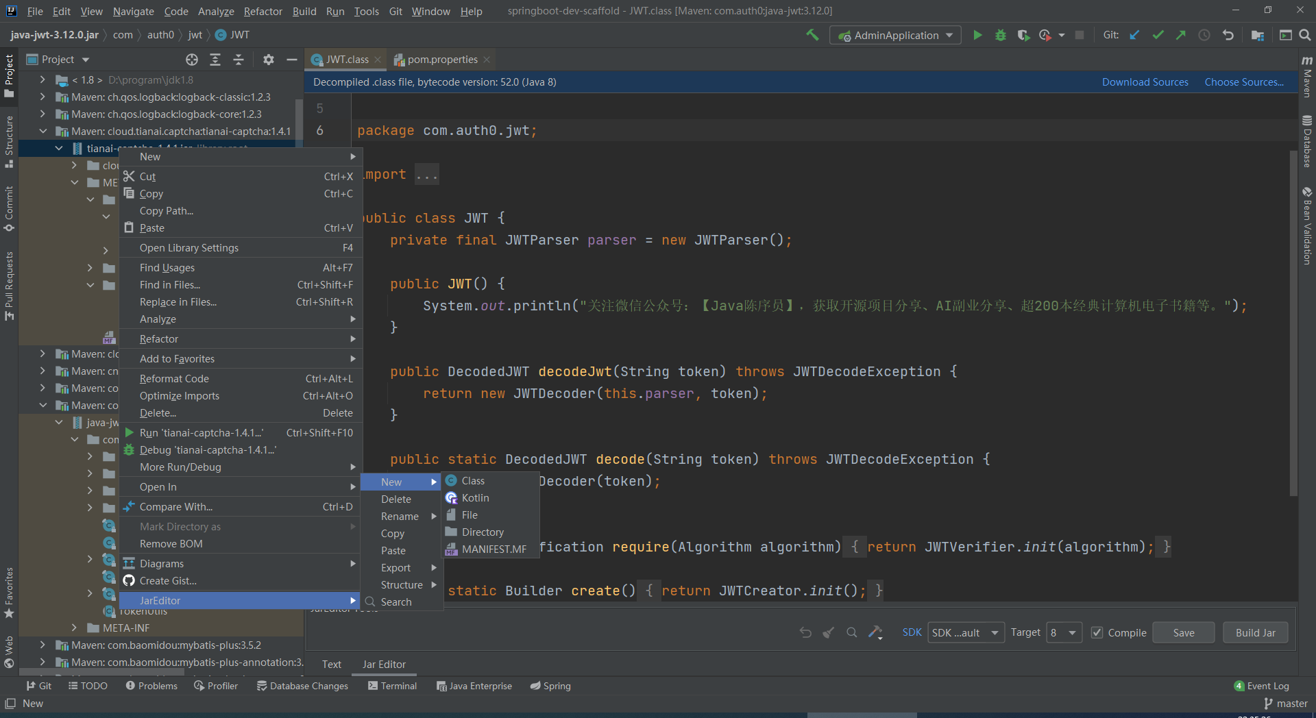无需解压！一款可直接修改 Jar 包内文件的 IDEA 插件！ - Java陈序员 - 博客园